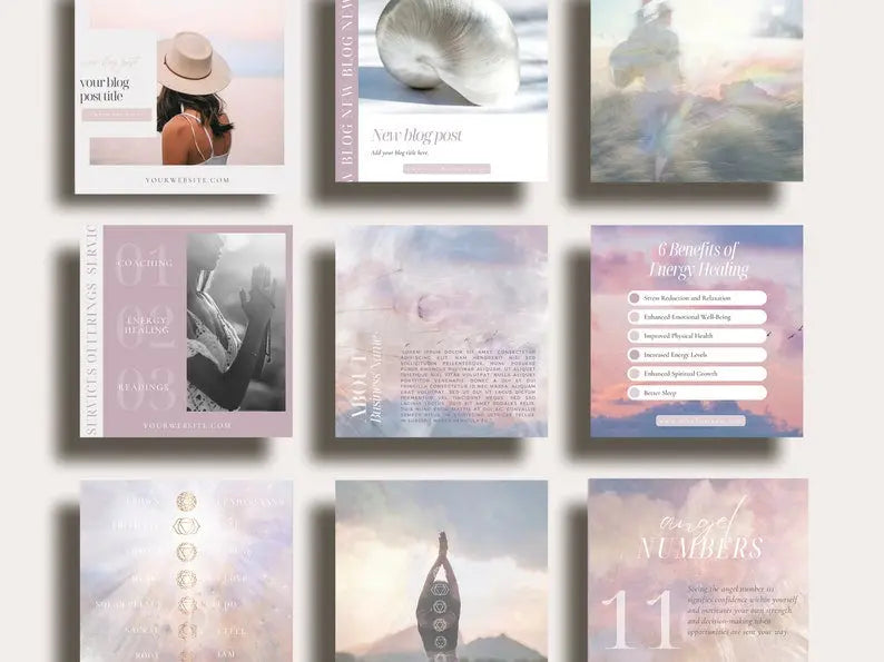 34 Editable Spiritual Templates for Social Media – InfusedLights.com